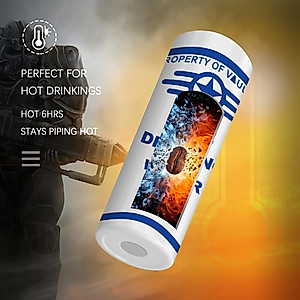 Pure Drinking Water Skinny Tumbler - Personalized Gifts for Fallout Merchandise Lover,20 Oz Insulated Water Bottle with Lid,Funny Tumbler for Fallout Lover,Mug,Unique Gifts for Women,Friend