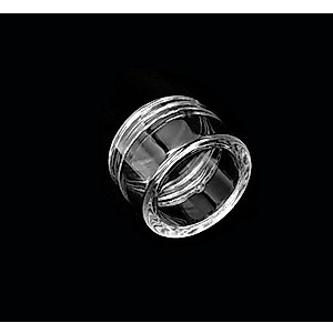 Beauticom 6 Pack(36 Pieces) 5G/5ML Stackable Round Transparent Plastic Jars for Herbs, Spices, Tea Leaves, Cooking Oils