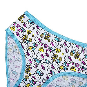 Hello Kitty Girls' 100% Combed Cotton Underwear 7pk and 10pk Panties in 2/3T, 4T, 4, 6 and 8, Hk10pk