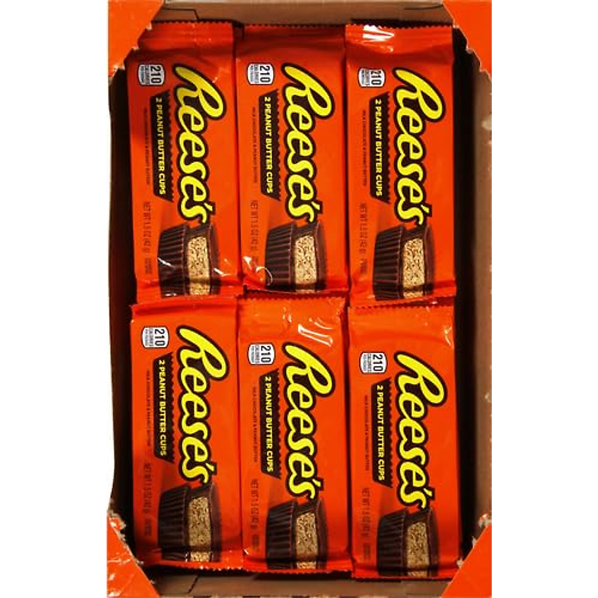 REESE'S Milk Chocolate Peanut Butter Cups, Candy Packs, 1.5 oz (36 Count)