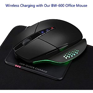Gaming Mouse Pad-RGB Mouse Pads, Large Extended Mousepad with 7 Lighting Modes 6 Brightness Levels, Non-Slip Rubber Base Mouse Pad 31.5x11.8 Black