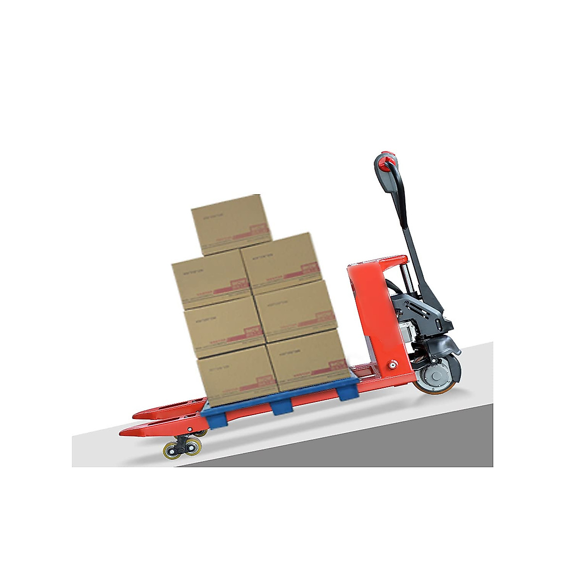 PEC Industrial Pallet Jack with Built-in Scale, Heavy Duty for Warehouse use, US Full Assembled, 5000 LBS Capacity