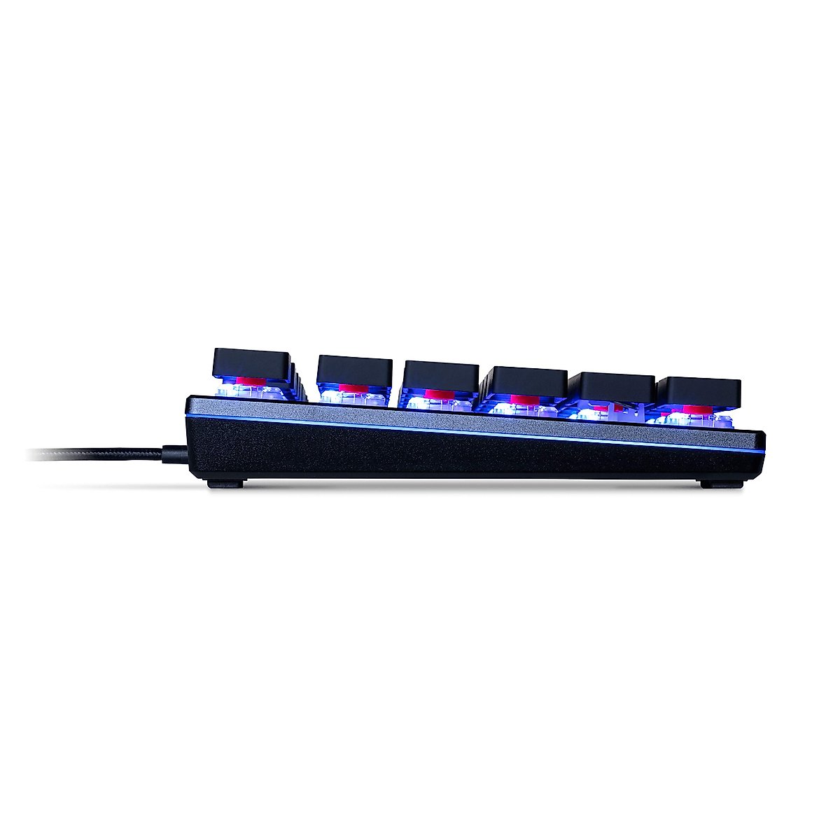 Cooler Master USB Type-C (Keyboard Side), USB 2.0 Type A (Computer Side) Sk-650-Gklr1-US SK650 Mechanical Keyboard with Cherry MX Low Profile Switches In Brushed Aluminum Design,BlacK Layout,Full