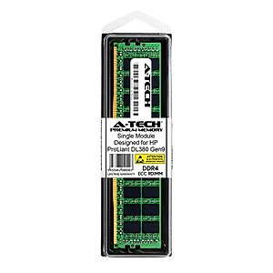 A-Tech 32GB Module for HP ProLiant DL380 Gen9 G9 - DDR4 PC4-21300 2666Mhz ECC Registered RDIMM 2Rx4 - Server Memory Ram Equivalent to OEM 850881-001 840758-091 815100-B21 (AT322623SRV-X1R4)