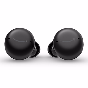 Echo Buds (2nd Gen) | True wireless earbuds with active noise cancellation and Alexa | Black