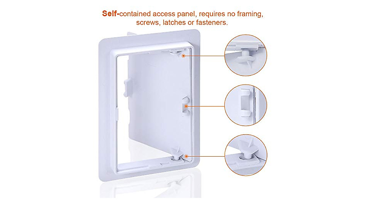 Suteck 4x6" Plastic Drywall Access Panel - Easy Install