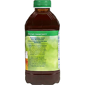Thick & Easy Clear Thickened Iced Tea, Nectar Consistency, 46 Ounce (Pack of 6)