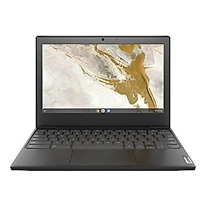 Lenovo IdeaPad 11.6"" HD Intel N4020 4GB RAM 32GB eMMC Webcam BT Chrome OS, Black (82BA0000US)