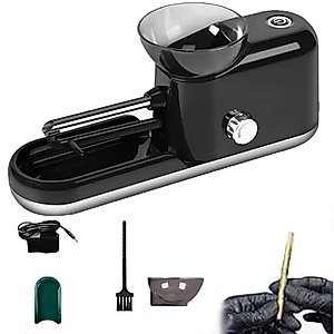 Lorivu Automatic Roller, The Za Machine, Za Rolling Machine, Portable Electric Grinder 8/6.5mm Tube (Black)