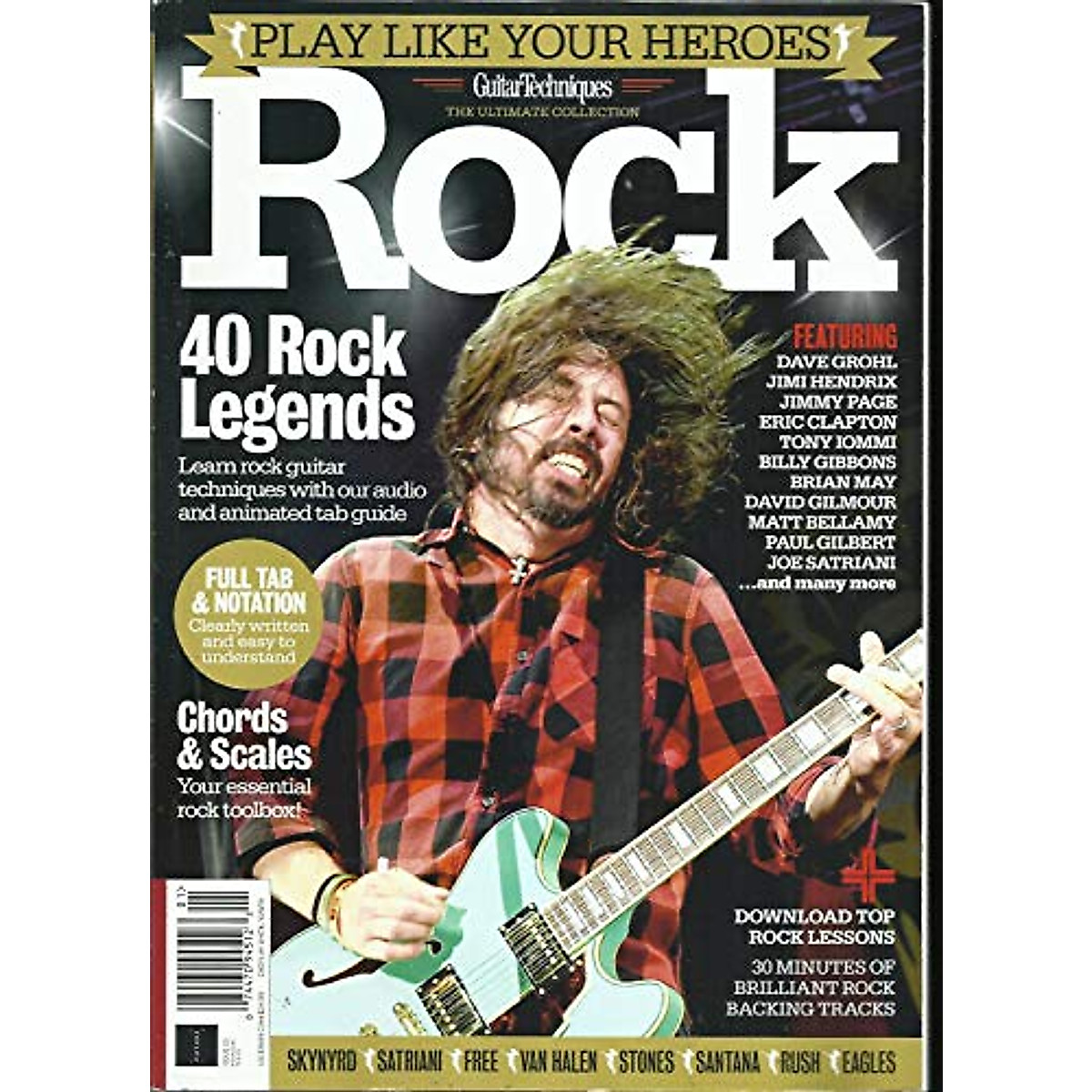 GUITAR TECHNIQUES THE ULTIMATE COLECTION ROCK MAGAZINE ISSUE, 2019 5th EDITION