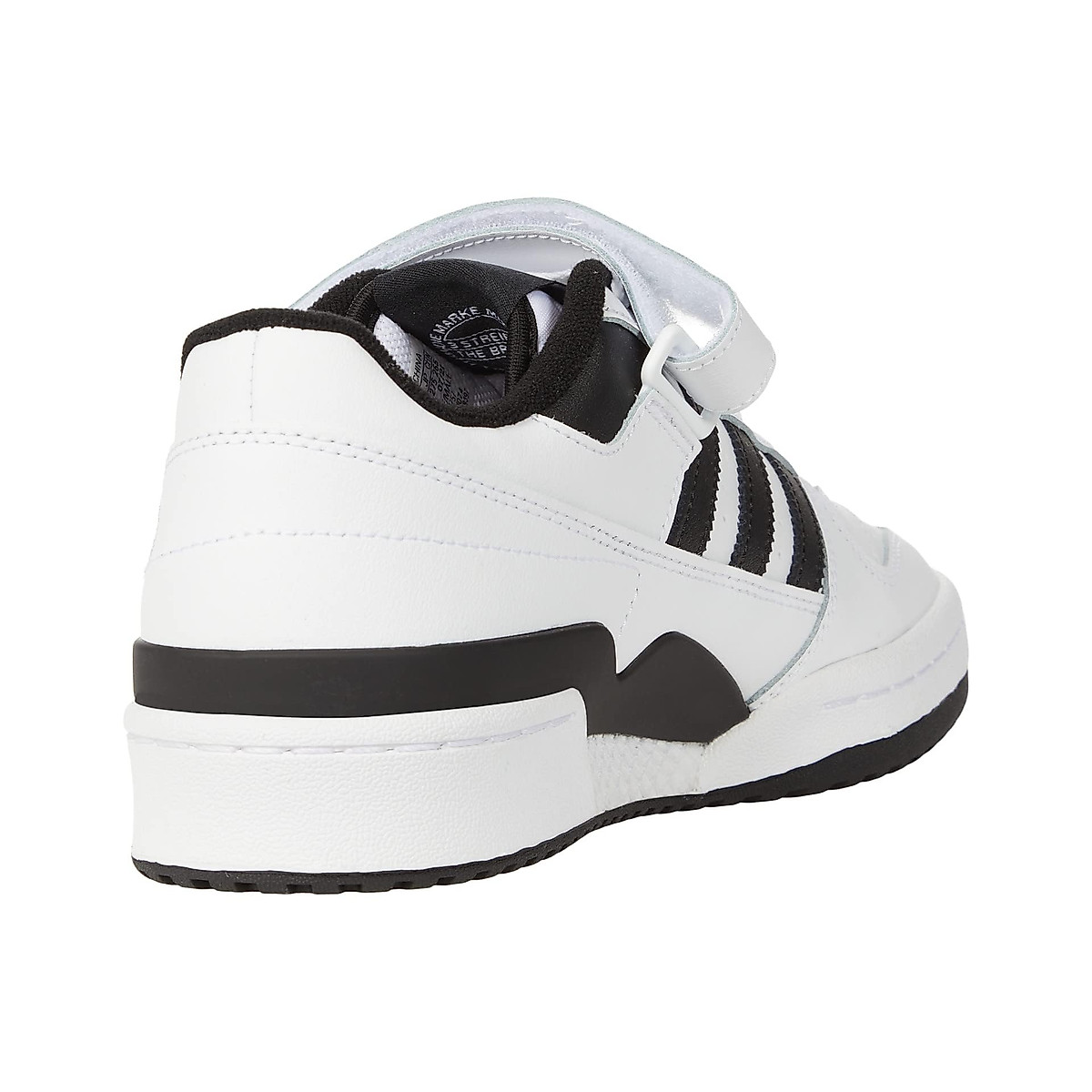 adidas Men's Forum Low Sneaker, White/White/Black, 11