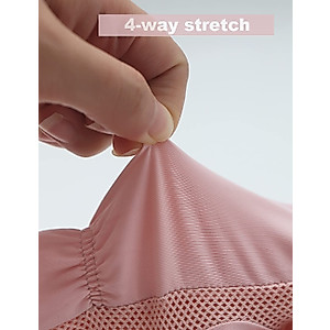 CAMSTIC Women's UPF 50+ Summer Breathable UV Protection Touch Screen Driving Gloves, Black