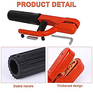 Utoolmart Welding Electrode Holder, 800 Amp, Copper Heavy Duty Jaw Holding Plier Electrode Clamp for ARC Stick/MMA Welding Machine