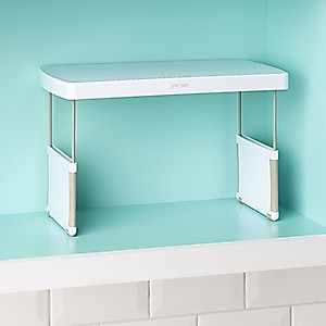 YouCopia StoreMore Height Expandable Kitchen Shelf Organizer, 13-Inches, White