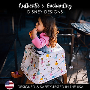 Milk Snob Original Disney Princess 5-in-1 Cover, Added Privacy for Breastfeeding, Baby Car Seat, Carrier, Stroller, High Chair, Shopping Cart, Lounger Canopy - Newborn Essentials, Nursing Top