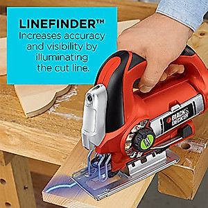 BLACK+DECKER Jig Saw, 6.0-Amp (JS670V)