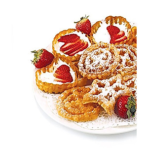 Norpro Rosette/Timbale, 7 Piece Set, Stainless Steel, One Size