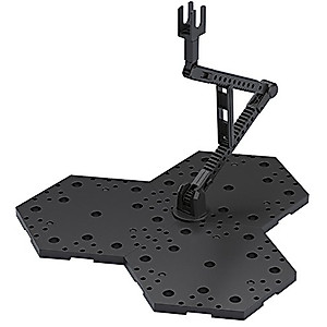 Bandai Hobby Bandai 223030 Black Action Base 4 1/100 Model Kit, Multi