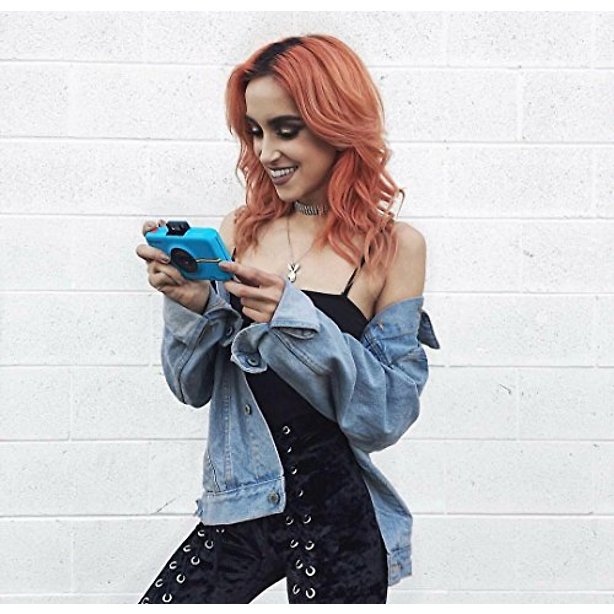 Zink Polaroid Snap Touch Portable Instant Print Digital Camera with LCD Touchscreen Display (Blue)