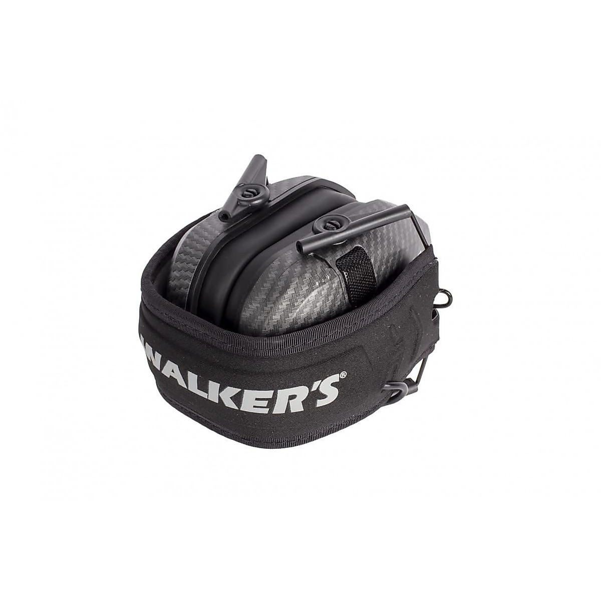 Walkers Razor Slim Electronic Shooting Muffs 2-Pack Bundle, Carbon Gray (2 Items)