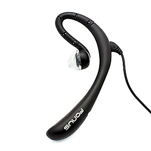 Wired Headset Mono Hands-Free Earphone 3.5mm Headphone Earpiece Boom Microphone Single Earbud [Black] for Verizon iPhone 6 Plus - Verizon iPhone 6S - Verizon iPhone 6S Plus