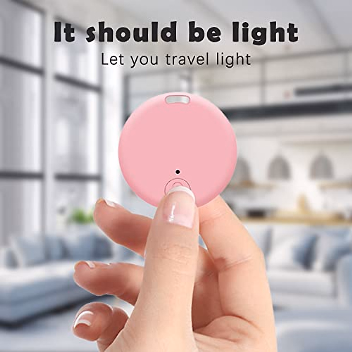 Smart GPS Tracking Bluetooth 5.0 Mobile Key with Ring, Portable Tracking Smart an-ti Loss Device Waterproof Dog GPS Locator Bluetooth Tracer