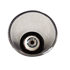 Dead Head Props Eyeball Shot Glass in a pool of resin blood 1.5oz realistic life size