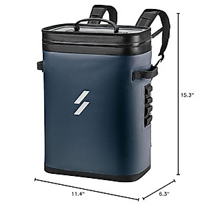 ROCKBROS Backpack Cooler Bag Insulated Leak-Proof Soft Cooler Waterproof 30 Can Portable Large Backpack with Cooler for Camping, Beach, Picnic, Party, Fishing, Floating, Outdoor Activities