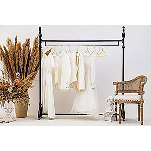 Better to U 17 Inch Gold Metal Hanger Adult Clothes 50 Pack, 4.0mm Heavy Duty Shirt Blouse Hanger for Coat Suit Bridal Boutique, Space Saving Slim Wire Hanger for Camisole Trousers Wedding Dress