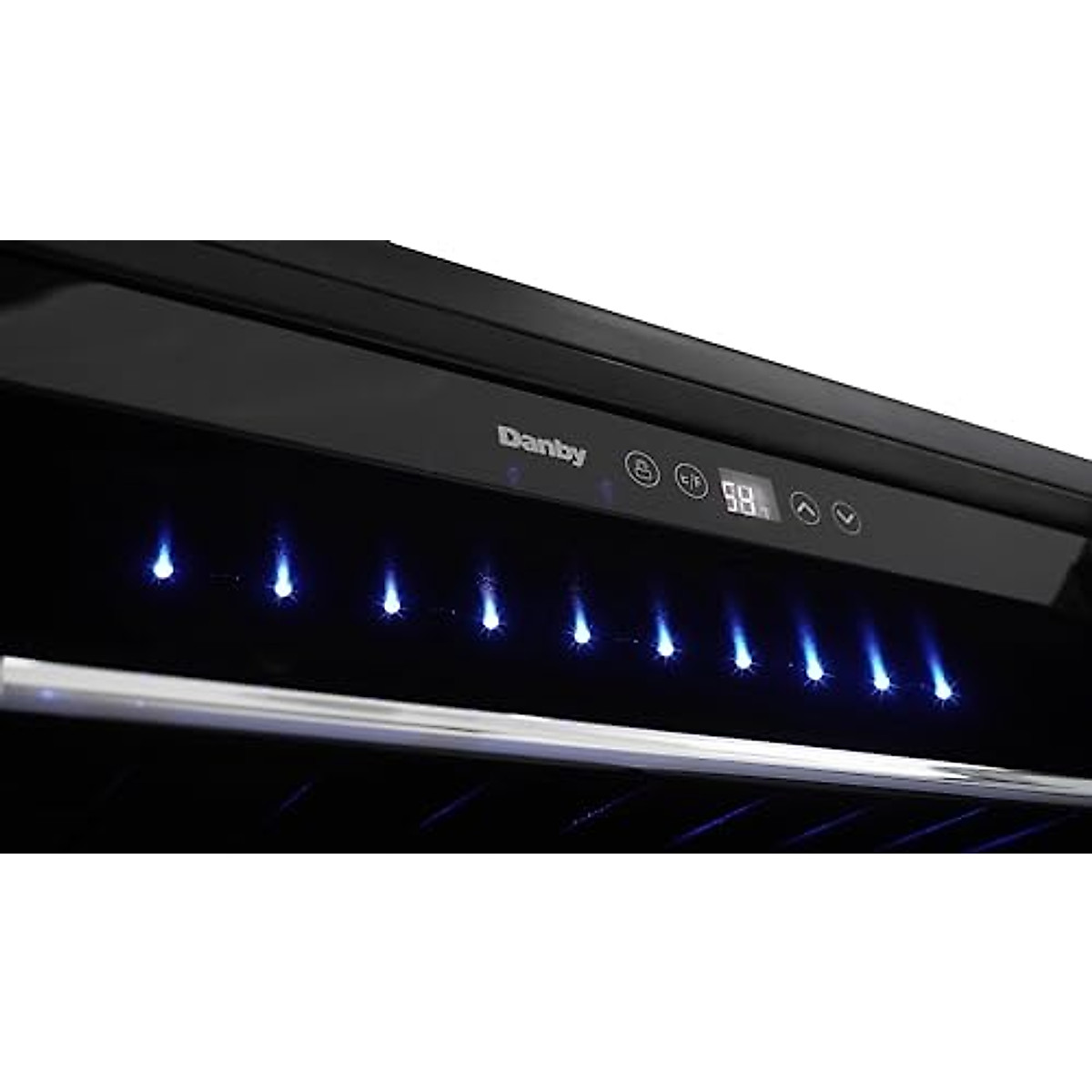 Danby DWC057A1BSS Built In Beverage Center, Single Zone Under Counter Wine Chiller In Stainless Steel - For Kitchen, Home Bar