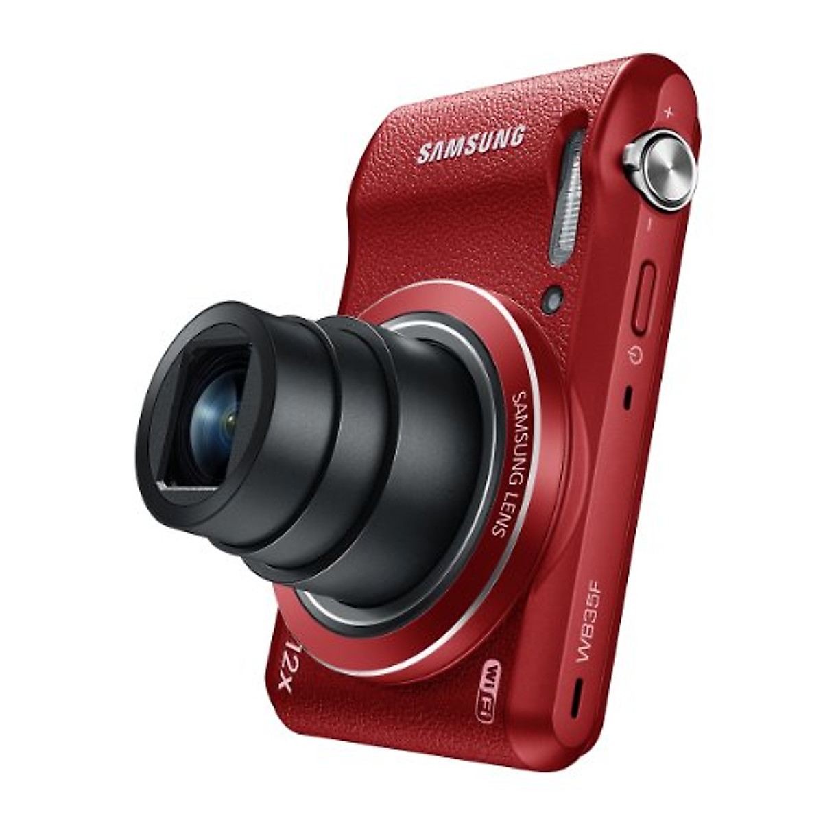 Samsung WB35F 16.2MP Smart WiFi & NFC Digital Camera with 12x Optical Zoom and 2.7" LCD (Red)