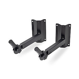 On Stage SS7322B Adj Wall Mount Spkr Bracket, Pair