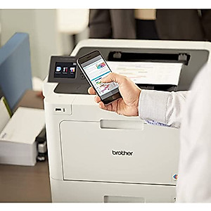 Brother HL-L8360CDW Wireless Single-Function Color Laser Printer - Print Only - USB, Ethernet, WiFi, NFC Connectivity, 2.7" Touchscreen LCD, 31 ppm, 600 x 2400 dpi, Auto Duplex Printing (Renewed)
