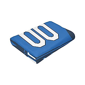 Custom Throw Blankets for Bed Personalized Basketball City Fans Gift Winter Summer Fleece Blanket Name and Number, 30"x40", 50"x60"