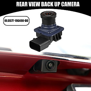 Partuto Rear View Back Up Camera No.GA8Z-19G490-A - Car Rear Park Assist Reverse Camera - for Ford Flex 3.5L V6 - Gas 2013-2019 Plastic Black - 1 Pc