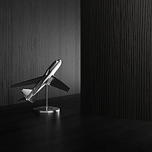 Mobili Fiver, Easy, Extendable Dining Table, 55.1(86.6) x35.4 in, Ashwood Black, Made in Italy