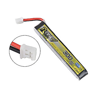 SoloGood TATTU 5pcs 300mAh 1S Battery 3.8V 75C FPV Lipo Battery with PH2.0 Plug Connector for FPV Tiny Whoop 1S Brushless Whoop Drone
