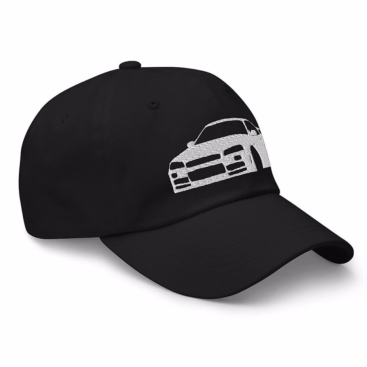 GT-R R34 Skyline GTR JDM Enthusiasts Custom Design Embroidered Dad hat Black