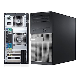 Dell Optiplex 9010 MiniTower MT Business Home Desktop Computer Tower PC Intel Quad Core i7-3770 3.40GHz, USB 3.0, WiFi, DisplayPort, DVD-RW, Windows 10 Pro 64Bit, 480GB SSD, 16GB RAM (Renewed)