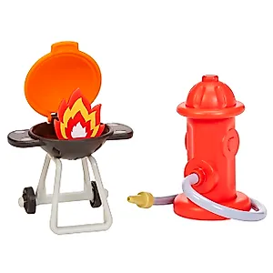 Little Tikes Let’s Go Cozy Coupe Fire Station Playset with Fire Truck Mini Push and Play Vehicle for Tabletop or Floor Push Play Car Fun for Toddlers, Boys, Girls 3+ Years
