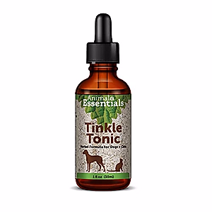Animal Essentials Tinkle Tonic Herbal Formula for Healthy Urinary Tract in Dogs & Cats, 1 fl oz - Made in the USA, Alcohol Free
