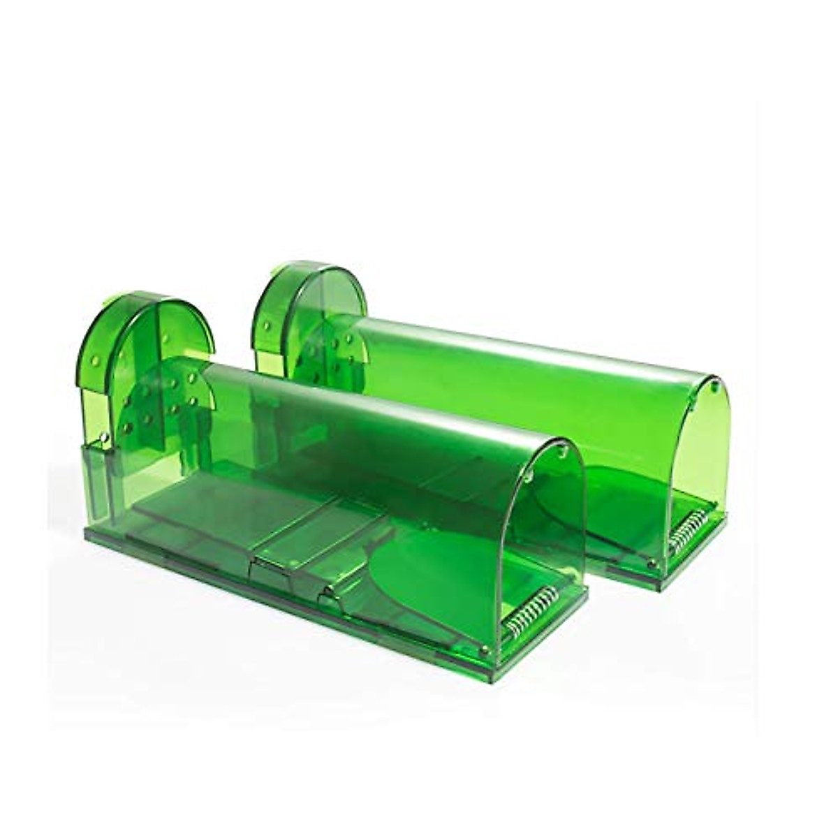 Catcha 2 Piece Humane Smart Mouse Trap Live Catch and Release Rodents, Safe Around Children and Pets