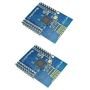 Hailege 2pcs NRF51822 CORE51822 2.4GHz BT4.0 Wireless Bluetooth Module Bluetooth 4.0 Communication Board RF Transceiver Controller Antenna SPI I2C UART