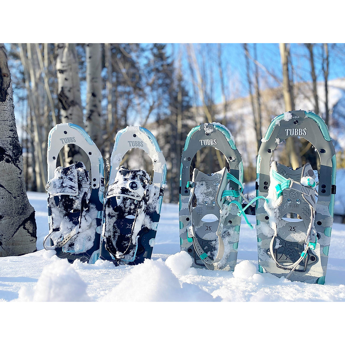 Tubbs Wilderness W Snowshoes, Grey/Mint, 25