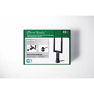 Panda Wireless® PAU0D AC1200 Wireless AC USB Adapter w/Dual Antennas - Windows 7/8/10/11/2019/2022, Chrome OS, Zorin, MXLinux, Mint, Ubuntu, Fedora, openSUSE, Rocky, Kali Linux and Raspbian