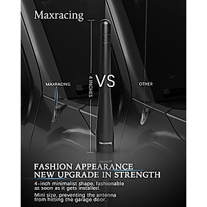 MAXRACING Short Aluminum Antenna Compatible with CCL17-10-AL30-B2-PS