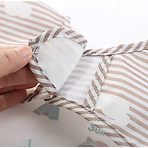 PandaEar (3 Pack Long Sleeve Bibs| Waterproof Full Sleeve Bib for Baby Infant Toddler 6-36 Months