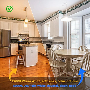 Lakumu 12-Pack Dimmable Vintage LED Edison Bulbs Equivalent 60W Incandescent, 7W Warm White 2700K ST58 Antique LED Filament Bulbs with E26 Medium Base, Super Brightness 850LM, Clear Glass