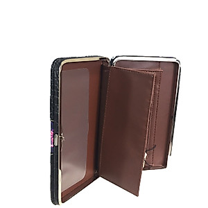 Zzfab Rhinestone Studded Camo Wallet Girl Wallet (pink)