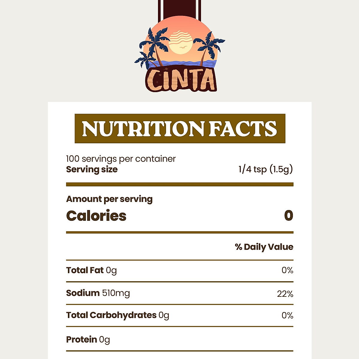 Cinta - Balinese Kusamba Sea Salt, Hand-Harvested Sea Salt from Bali, All-Natural Small Crystal Sea Salt With No Additives or Refining, Natural Salt for Cooking, Snacks, and More, 5.3 oz